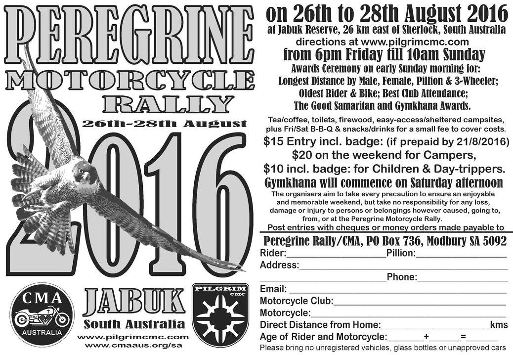 Motorcycle Riders Association of SA - Rallies